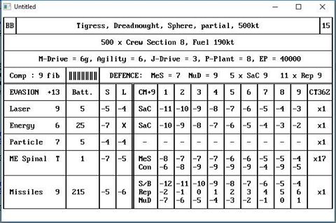 High Guard ship database + CEPHEUS to High Guard converter + IMPERIUM ...